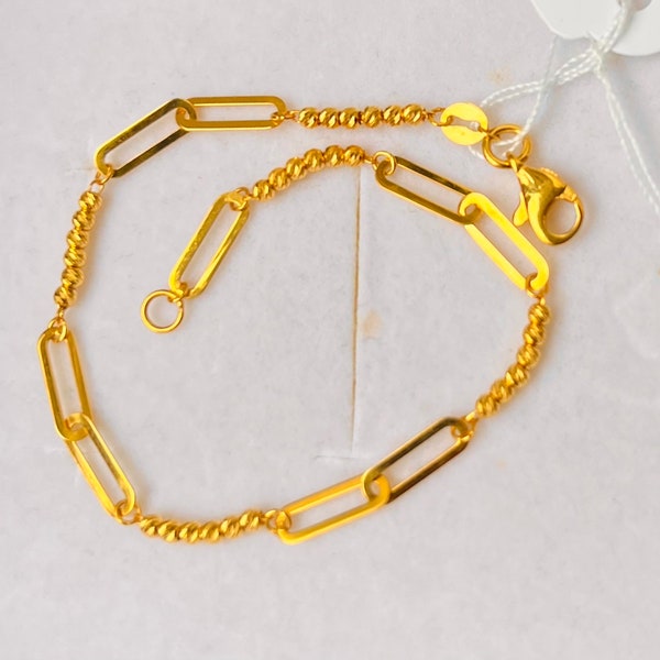 Solid Gold Bracelet - Etsy