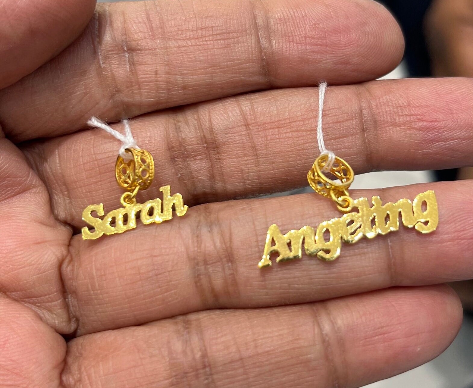 Custom Name Pendant 22k Gold Purity 916 Gold doesnt Come With Chain Necklace Etsy Hong Kong