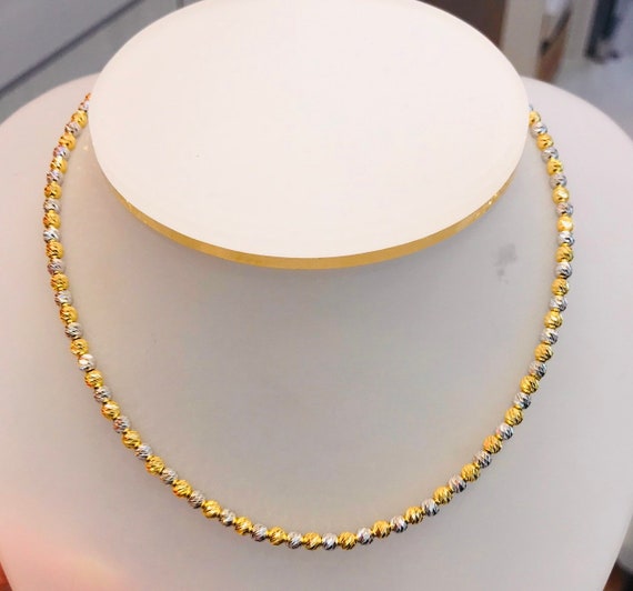 22k gold beads necklace store