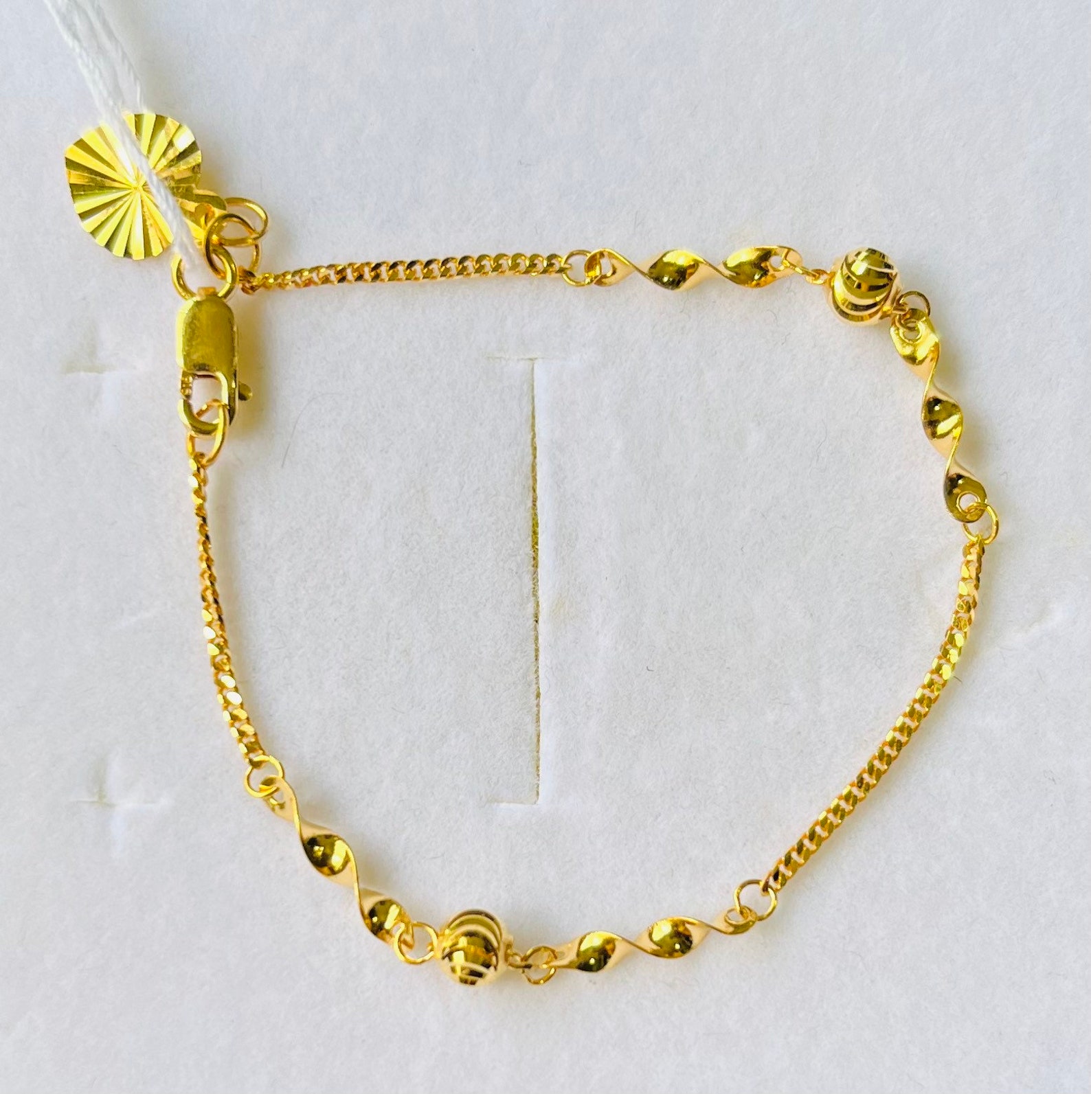 22k Solid 916 Gold Kids Children Bracelet - Etsy