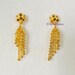 22k Gold Small Size Jimiki Dangling Solid Gold Earrings 916 Gold Jhumki ...