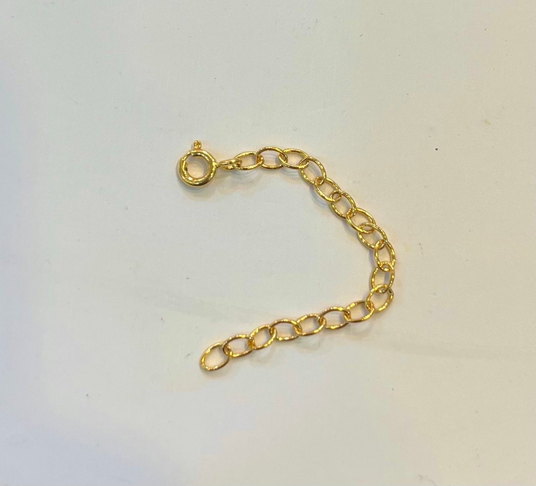 2 Jump Rings Loops Extender 22k Solid 916 Gold Bracelet / Necklace ...