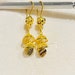 Solid Gold 22k Pure Solid Gold Jimiki Dangling 22ct Solid Gold Earrings ...