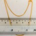 Curb Chain 23 Inches 22k Pure Gold 916 Gold Necklace - Etsy