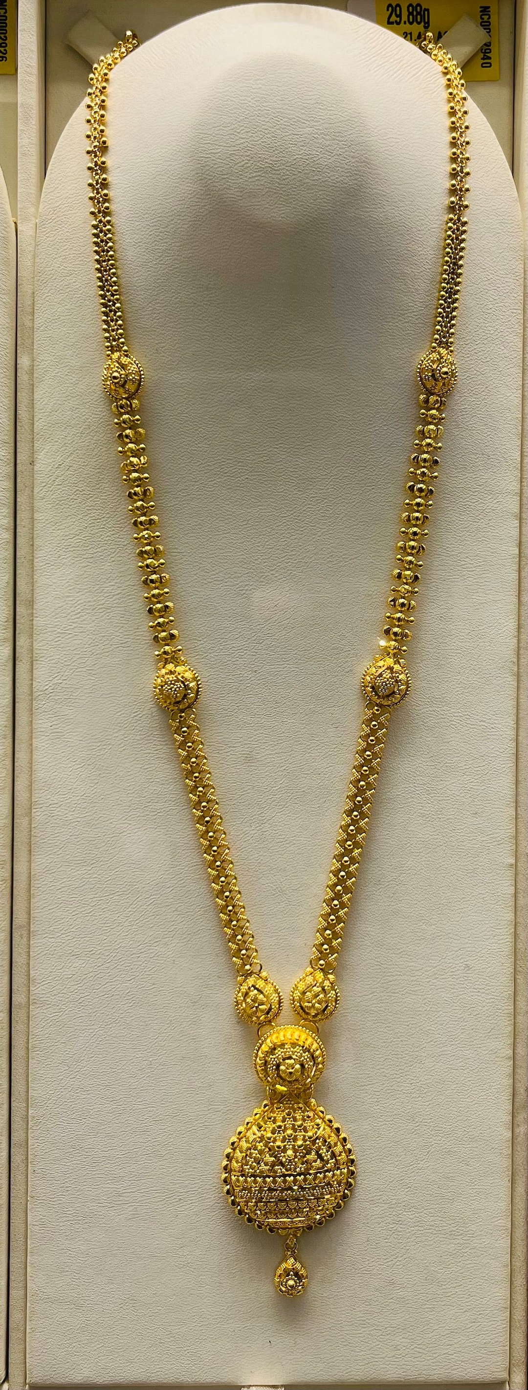 Indian Bombay Design Necklace Solid 22k Gold 916 Gold Beautiful ...