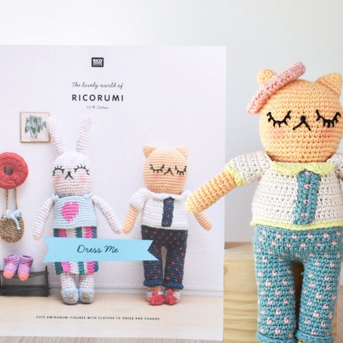 Ricorumi Dress Me Crochet Pattern Booklet - Etsy