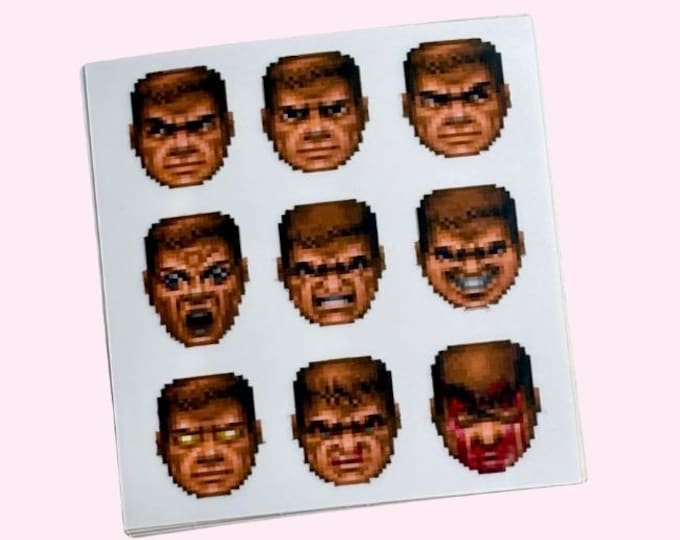 Doom - Doom Guy Magnet | 25mm | Fridge Magnets | Gift for Geek ...