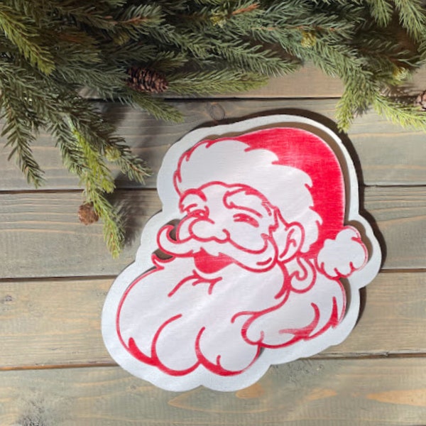 Farmhouse Santa - Etsy