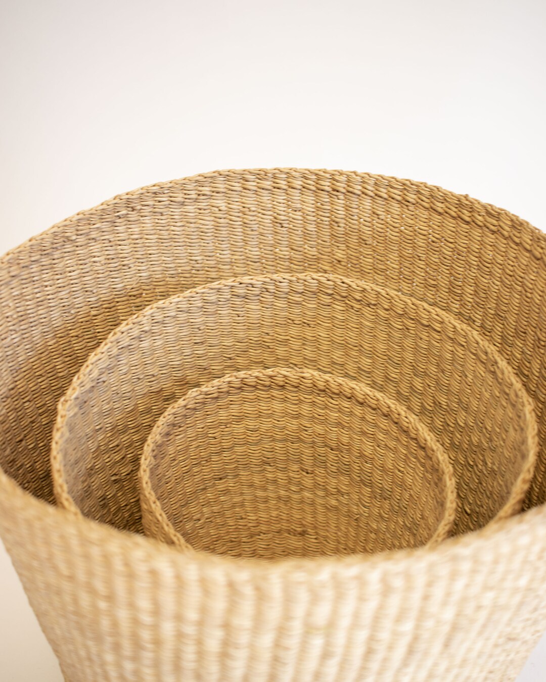 Small Storage Basket Solid Natural Color Greenery Basket Toy Storage ...