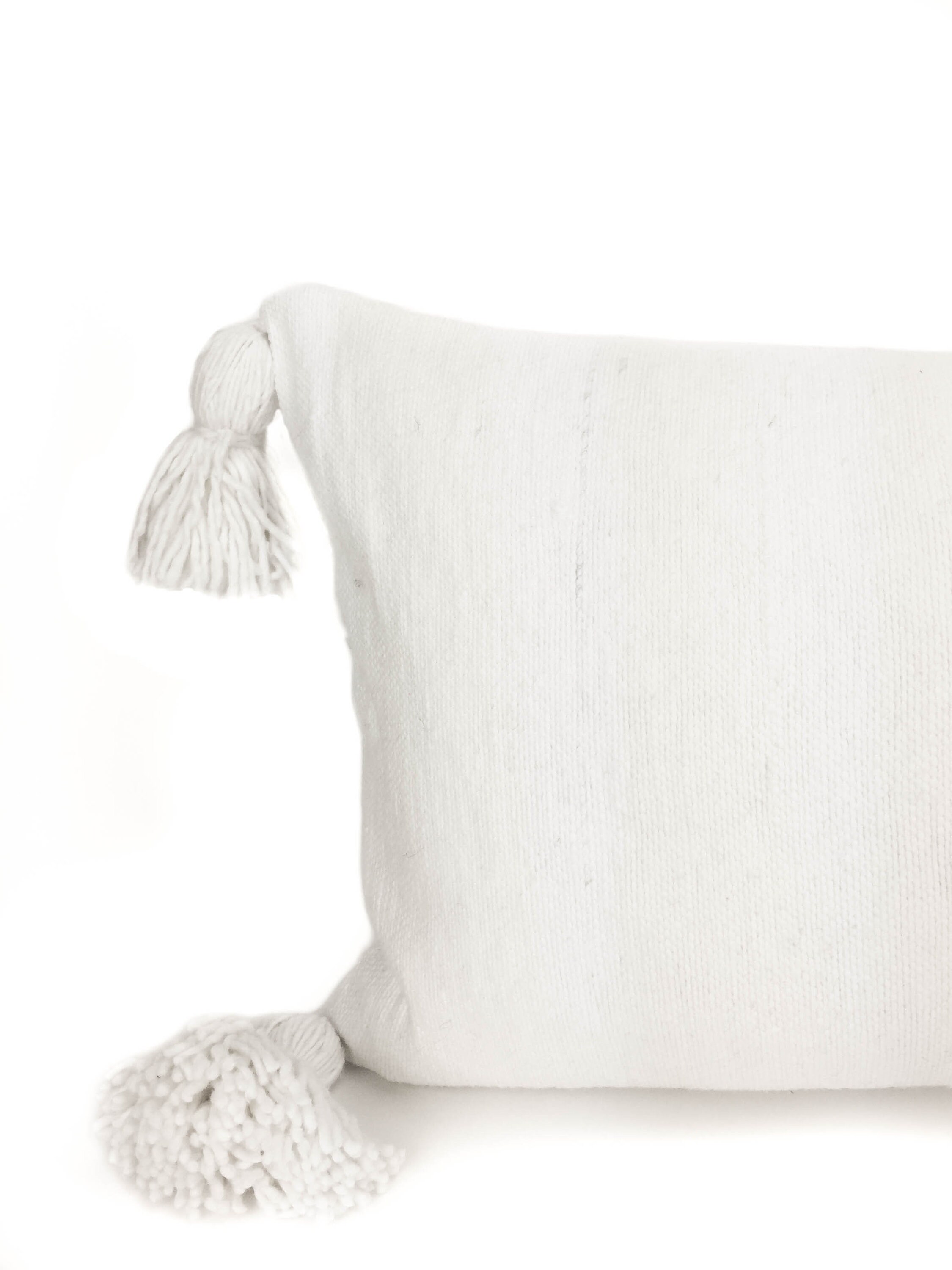 Solid White XXL Long Lumbar Pillow Body Pillow Cover King | Etsy