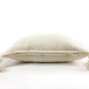 24 X 24 Ivory Wool Pom Pom Euro Sham Pillow Cover - Etsy