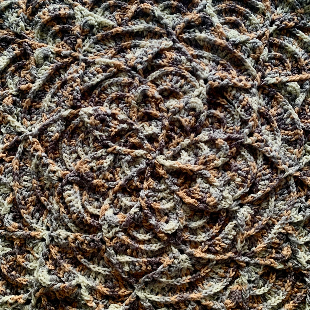 Mandala Style Blanket-neutral Colors - Etsy