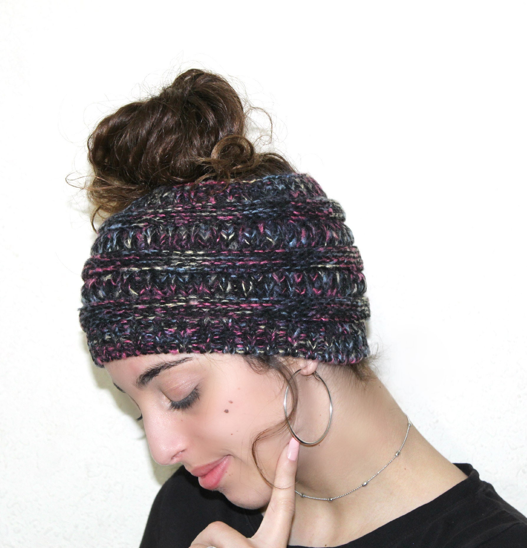Winter Wide Headband Wool Turban Headband Boho Knit - Etsy