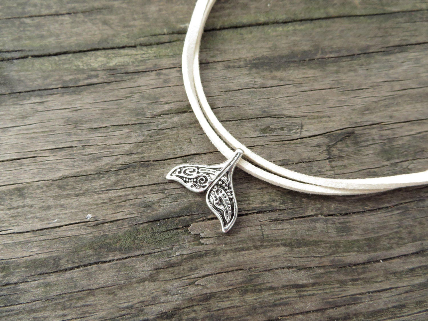 Whale Tail Choker Necklace Double Suede Choker Mermaid Tail - Etsy