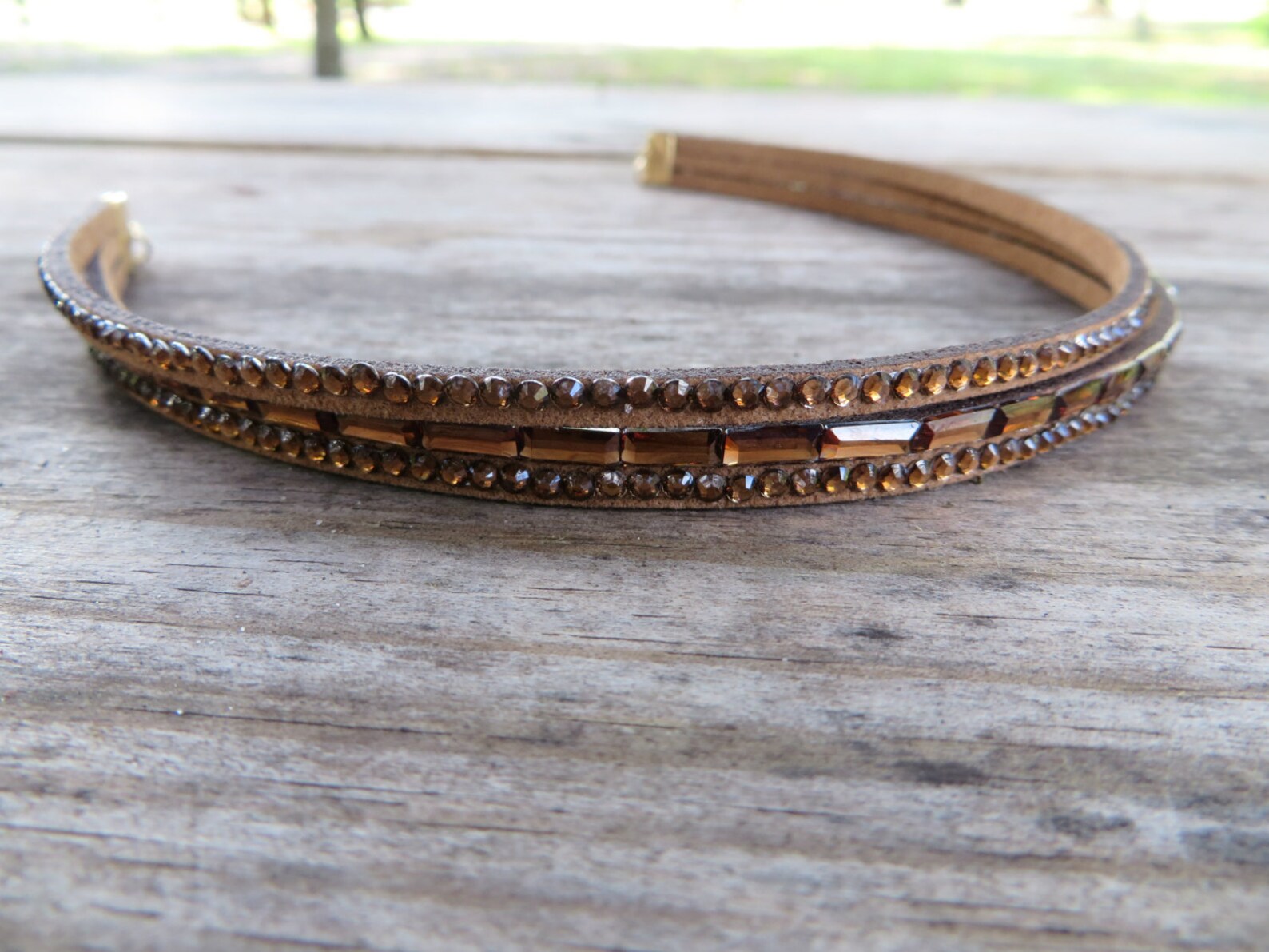 Layered Choker Brown Choker Choker Necklace Suede Leather - Etsy