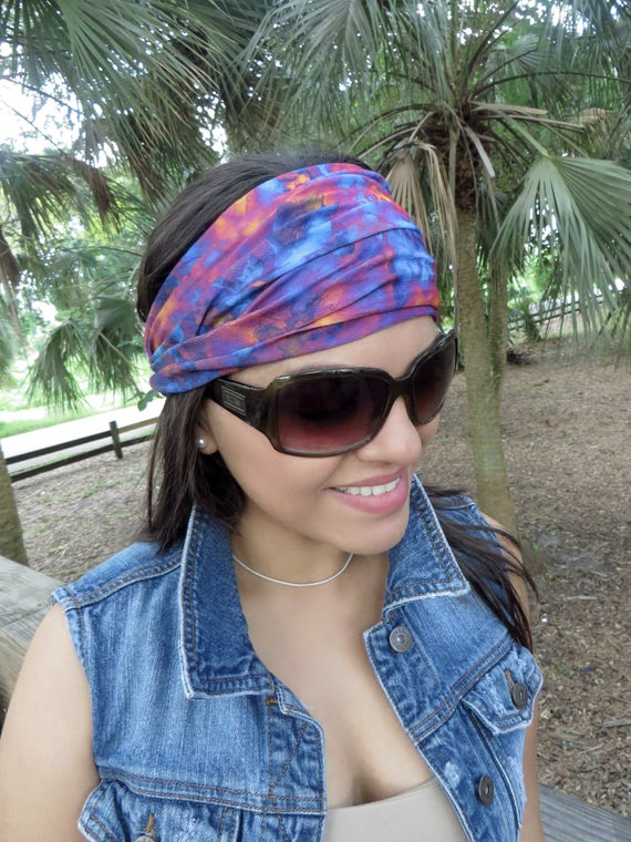Yoga Headband Running Headband Fitness Headband Hippie Wide Etsy