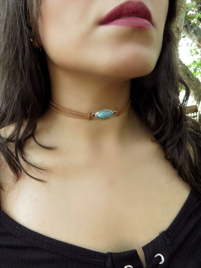 Turquoise Choker Native American Jewelry Inspiration Choker - Etsy