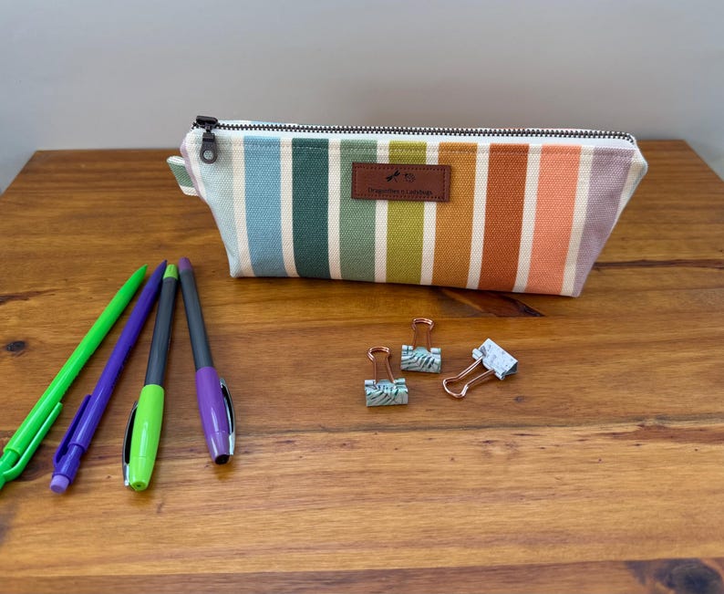 Pencil Pouches: Travel Makeup Brush Case / Canvas Pouches , Small ...