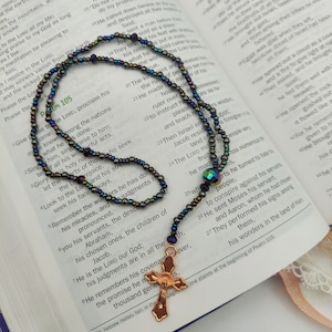 Ziva, Handcrafted Catholic Rosary, Rosary Necklace, Prayer Beads - Etsy