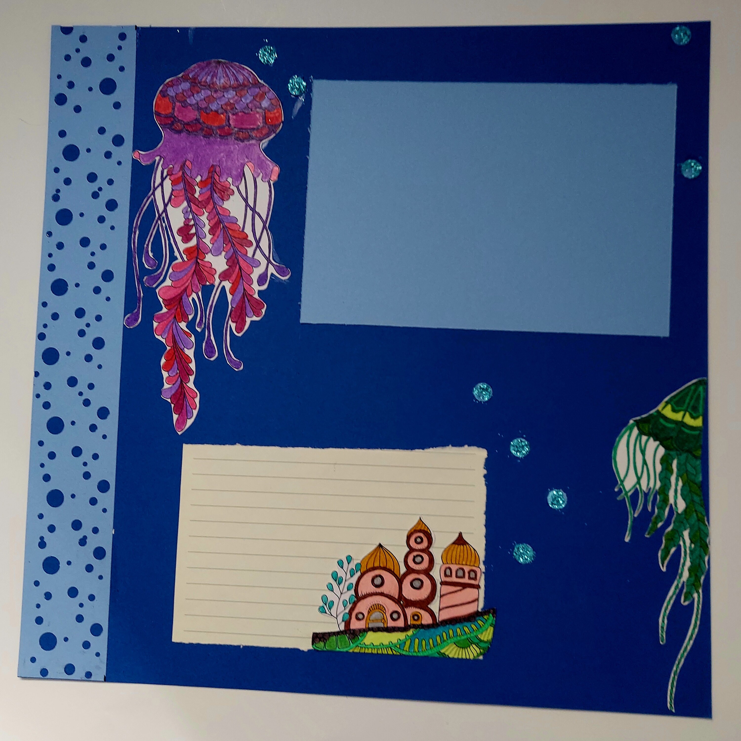 Premade Two Page Scrapbook Layout out to Sea - Etsy
