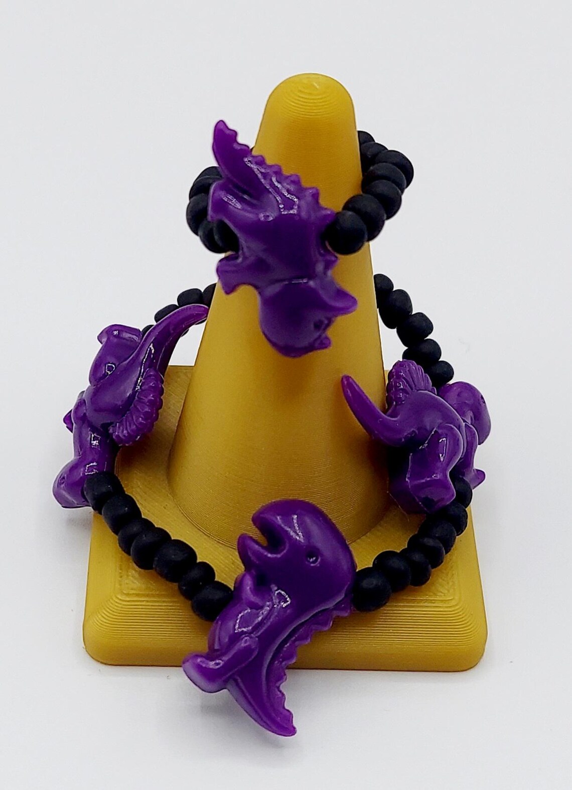 Baby Dinosaur Bracelet & Ring Set: Colorful Dino Jewelry - Etsy