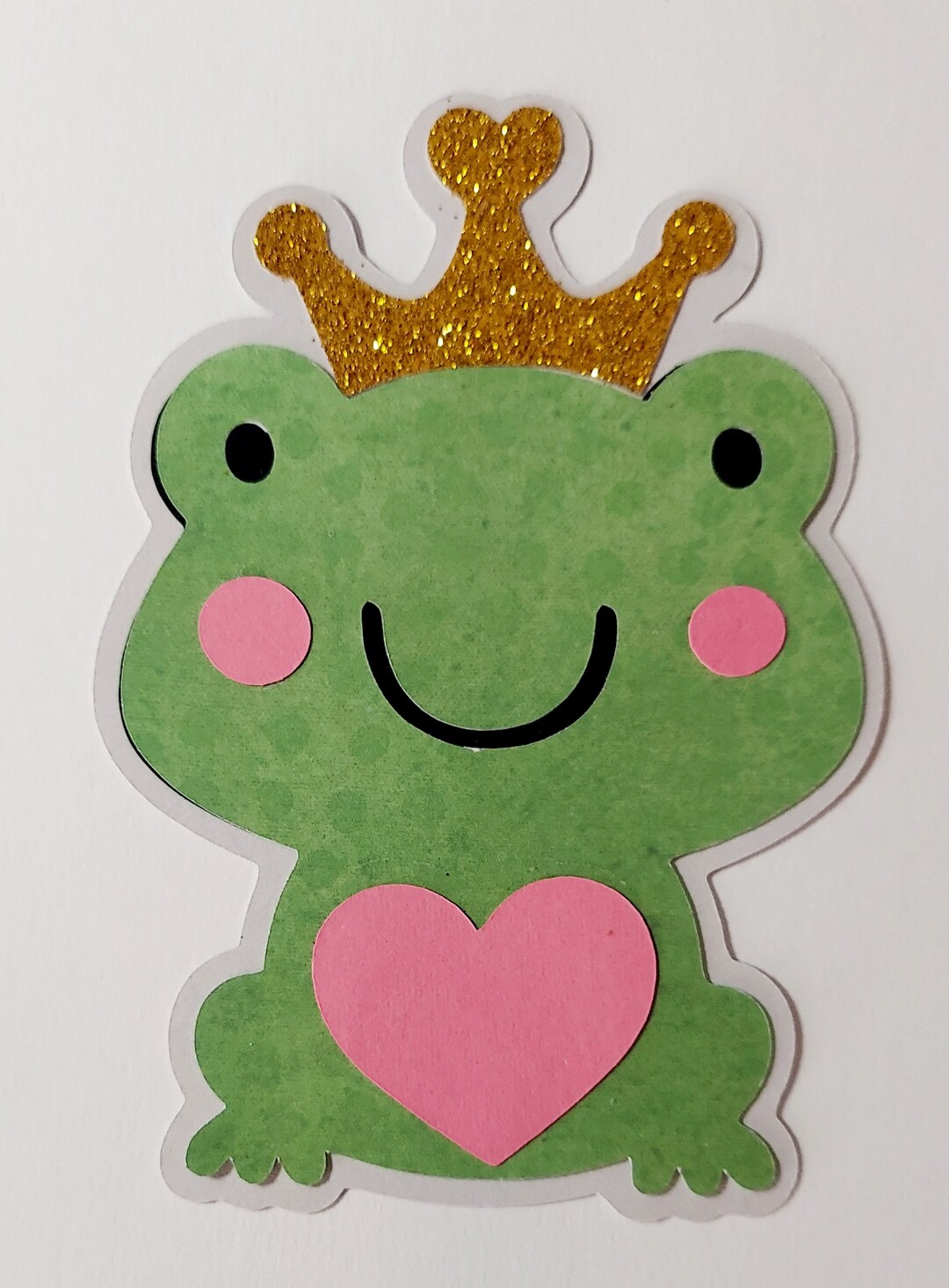 Frog Prince Embellishment: Scrapbooking, Cardmaking, Junk Journals ...