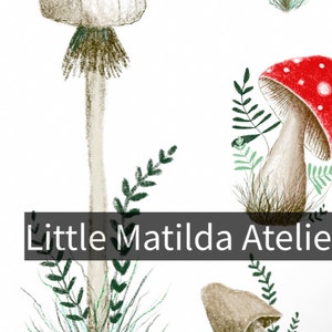 Toadstools Printable Sticker Sheet - Etsy