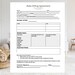 Baby Sitting Agreement | Simple Babysitting Scheduling Form | Editable ...