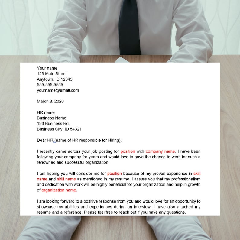 Letter of Interest Template | Letter of Interest Samples | Letter of ...