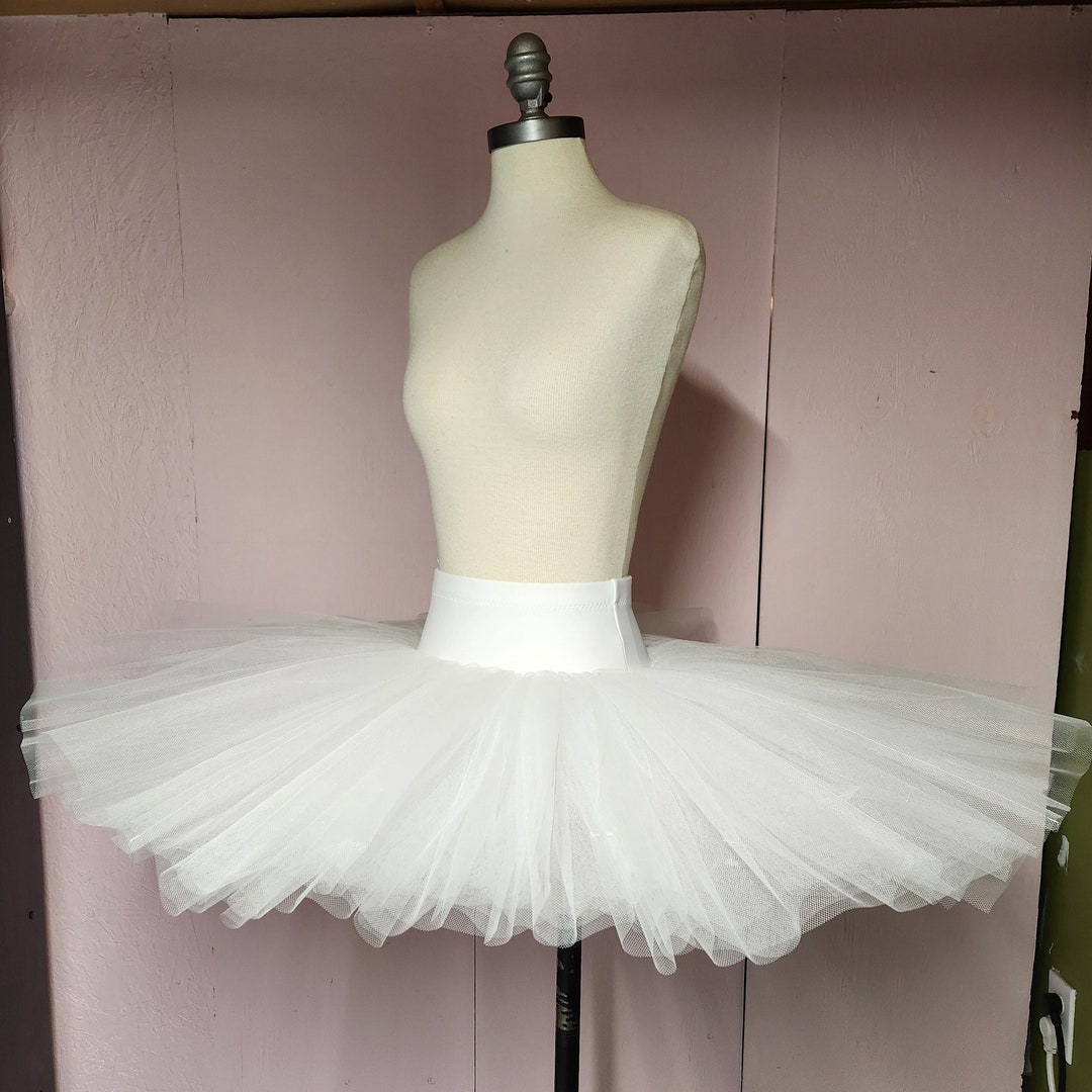 Ready to Wear White Pull on Classical Rehearsal Tutu Professional ...