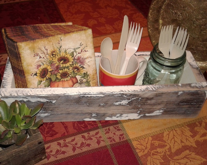 17 Rustic Wood Planter Box, Rustic Wood Centerpiece Box, Rustic Display ...