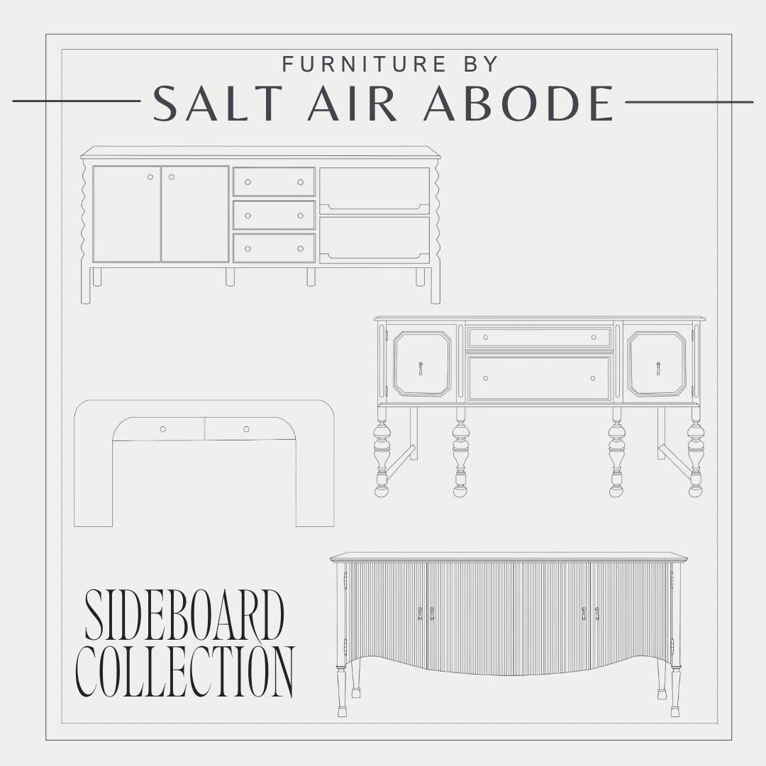 Autocad Classic Sideboard Blocks: 2D Furniture Plans (digital Download ...