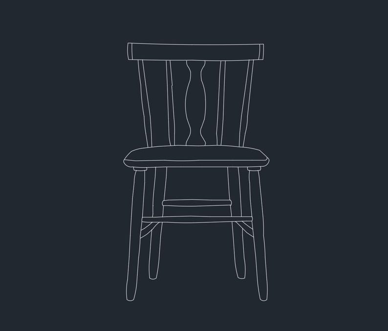 Autocad Chair Blocks: 2D DWG Files for Interior Design (digital ...