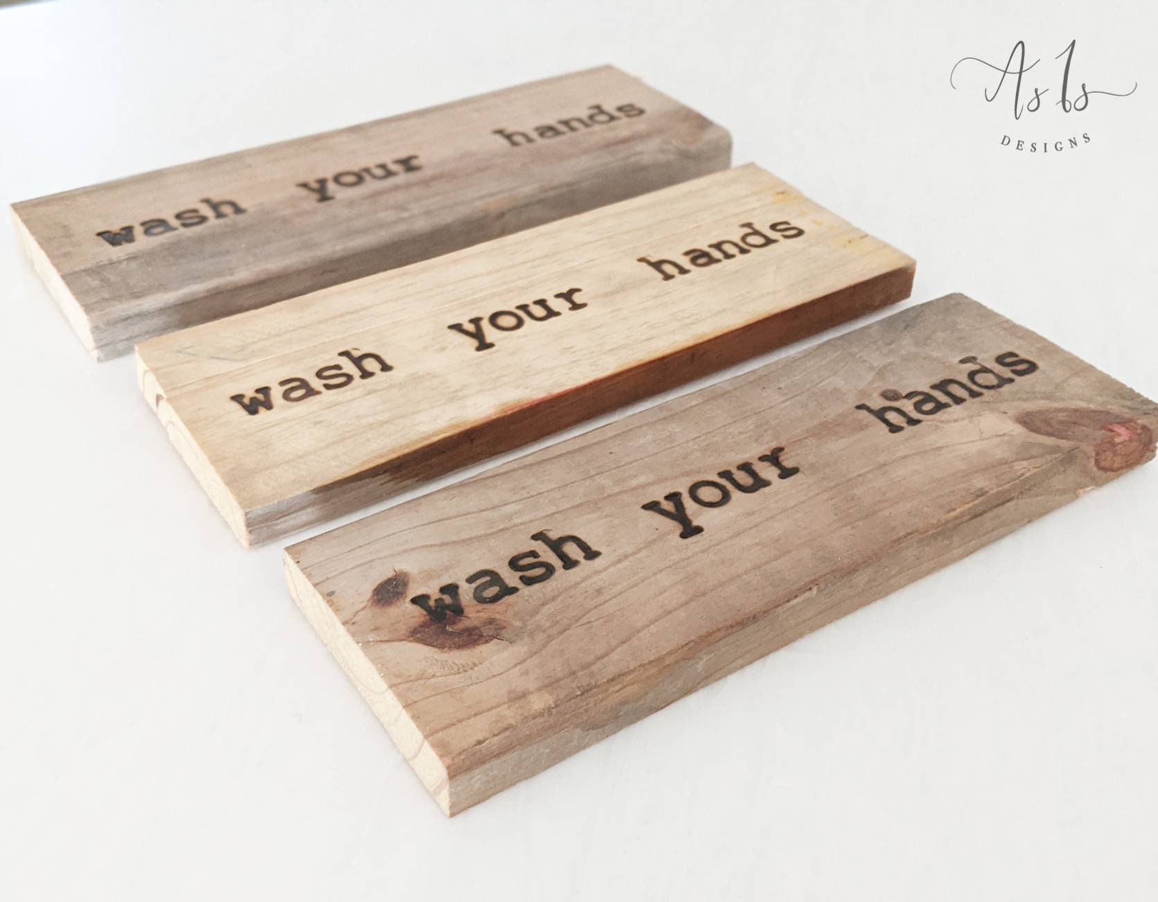 Wash Your Hands Bathroom Sign Kitchen Sign Work Small | Etsy