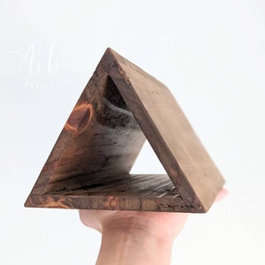 Book Place Holder, Rustic Wood Stand, Reading Table Storage, Bookend ...