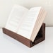 Wood Tablet Book Phone Stand Rustic Recipe Display Holder - Etsy