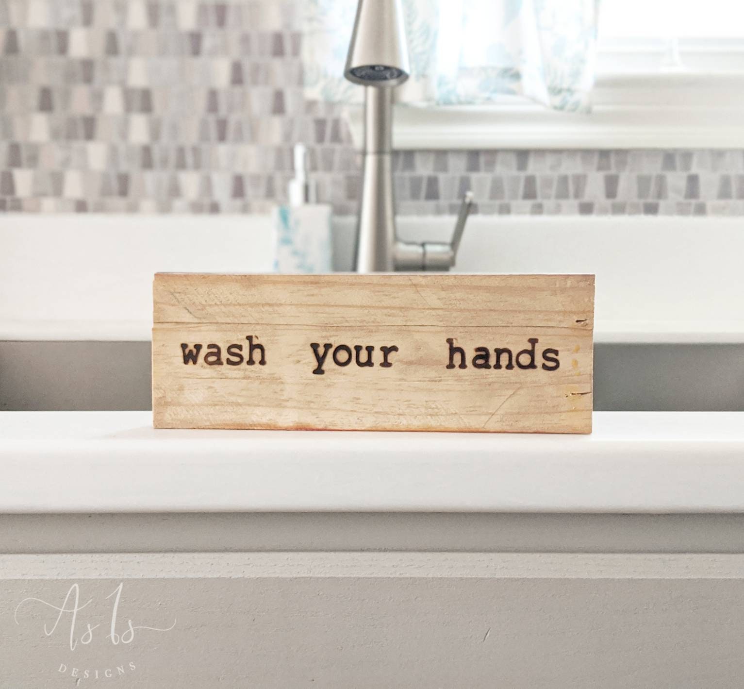 Wash Your Hands Bathroom Sign Kitchen Sign Work Small | Etsy