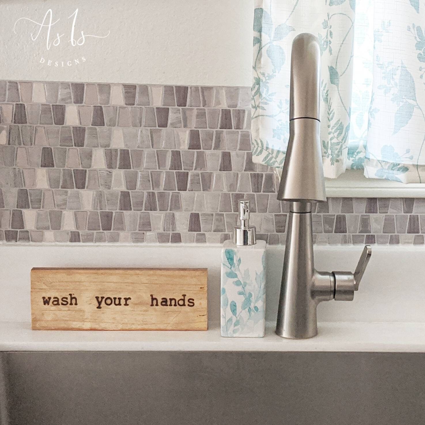 Wash Your Hands Bathroom Sign Kitchen Sign Work Small | Etsy