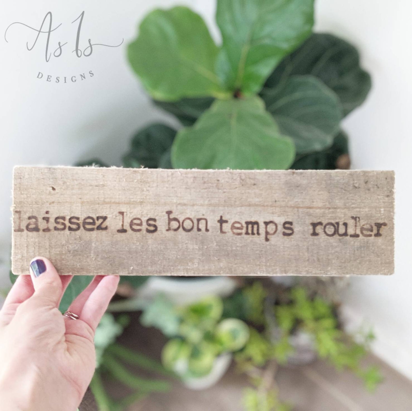 Laissez Les Bon Temps Rouler Wood Sign Let the Good Times - Etsy