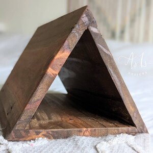 Book Place Holder, Rustic Wood Stand, Reading Table Storage, Bookend ...