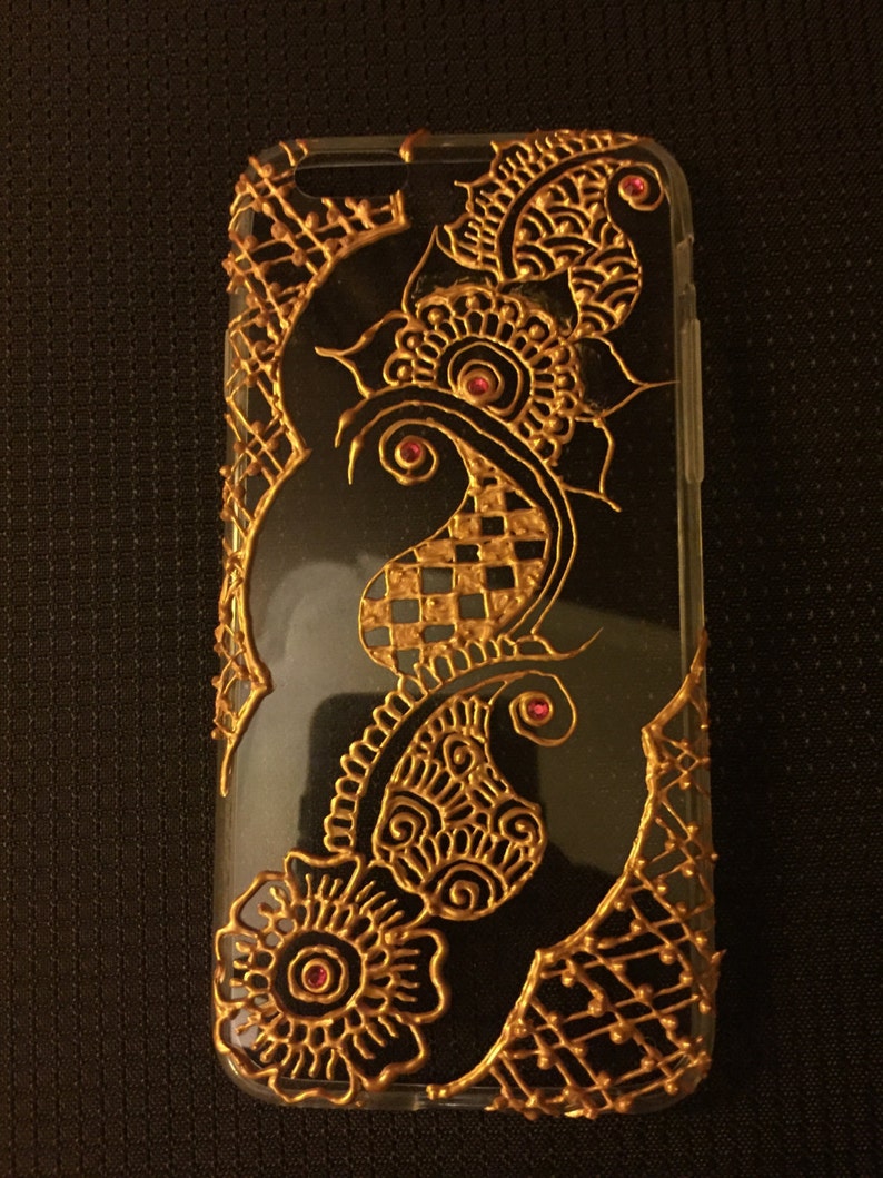 Henna Inspired Phone Case, iPhone Case, Henna Phone Case, Paisley ...