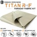 Mission Darkness Titanrf Faraday Fabric Kit - RF Shielding Material ...