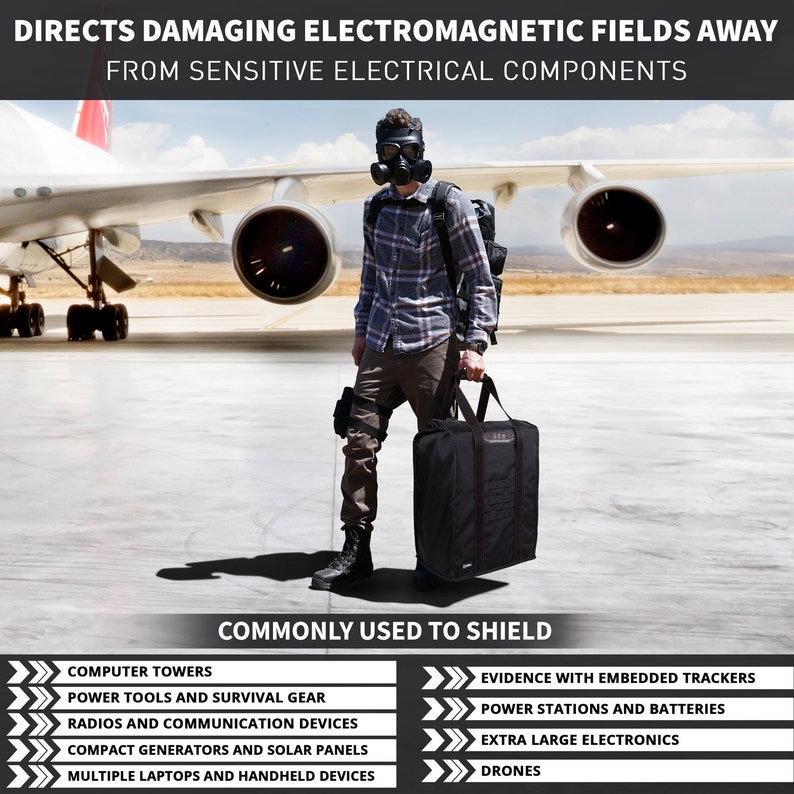 Mission Darkness T10 Faraday Bag for Towers gen 2 // Signal-blocking ...