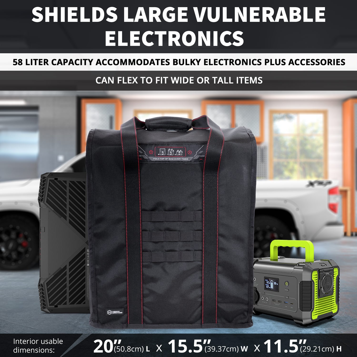 Mission Darkness T10 Faraday Bag for Towers gen 2 // Signal-blocking ...