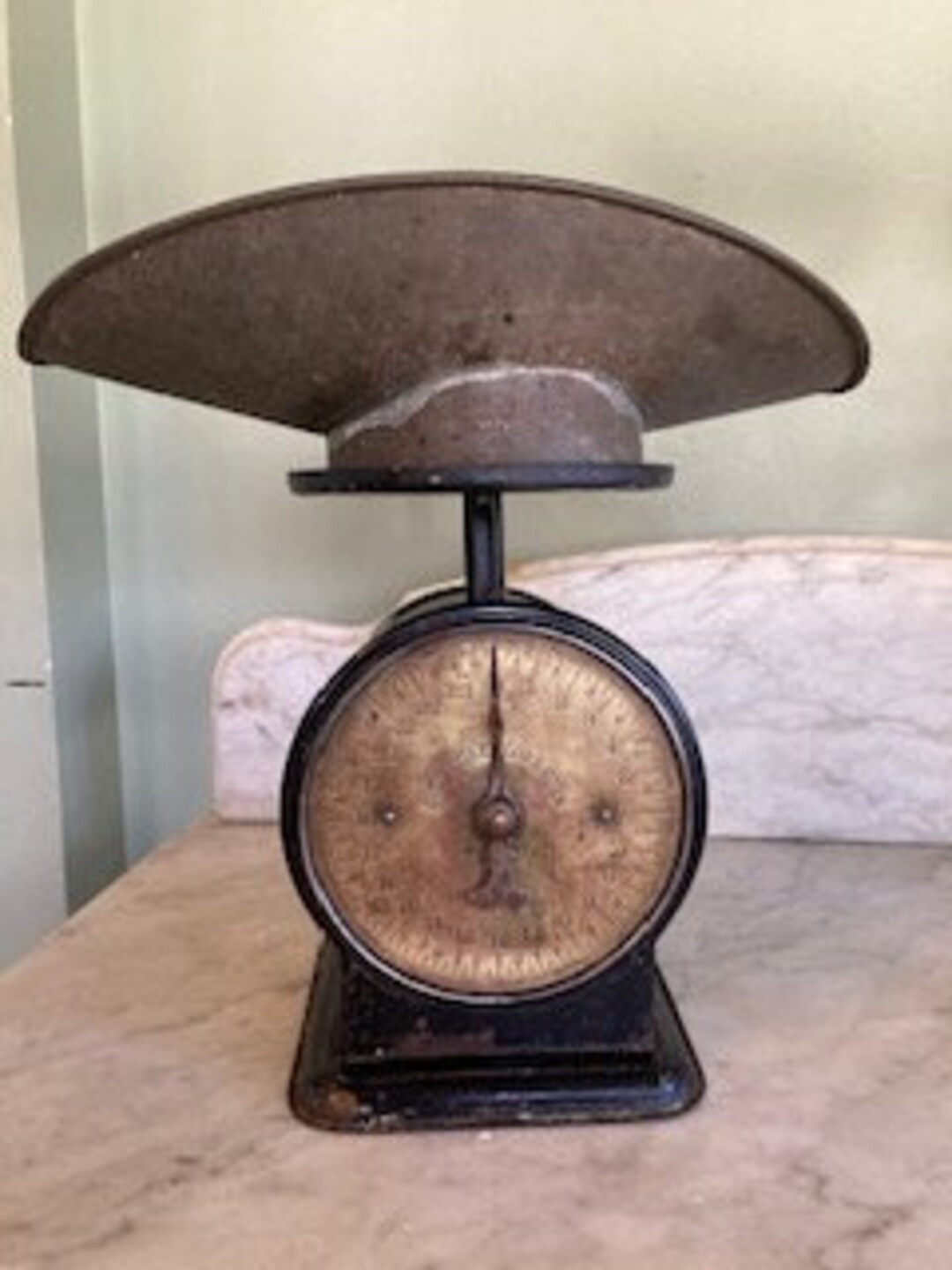 John Chatillon & Sons Family Favorite Iron Brass Face Pan Scale Patent ...