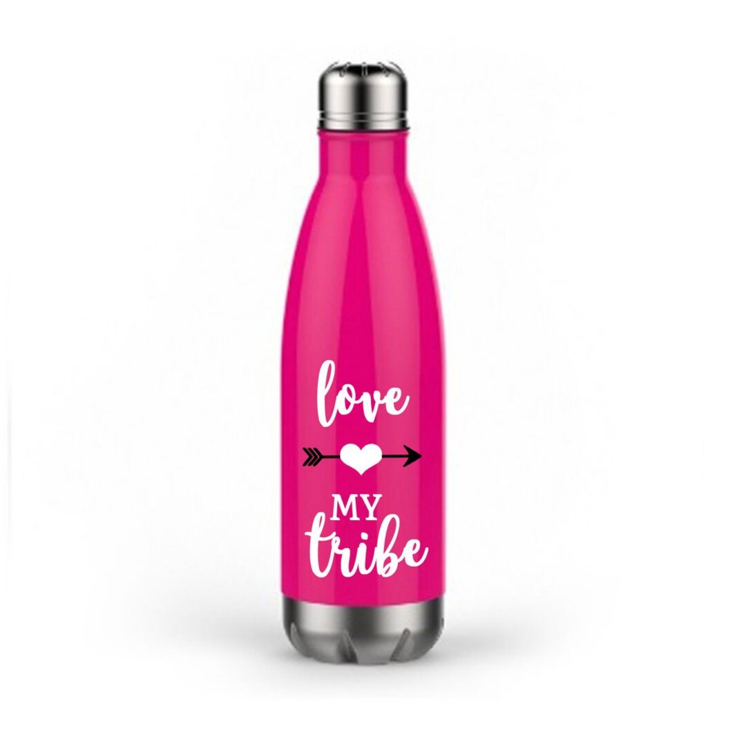 Love My Tribe Stainless Steel Water Bottle Funny Drink - Etsy