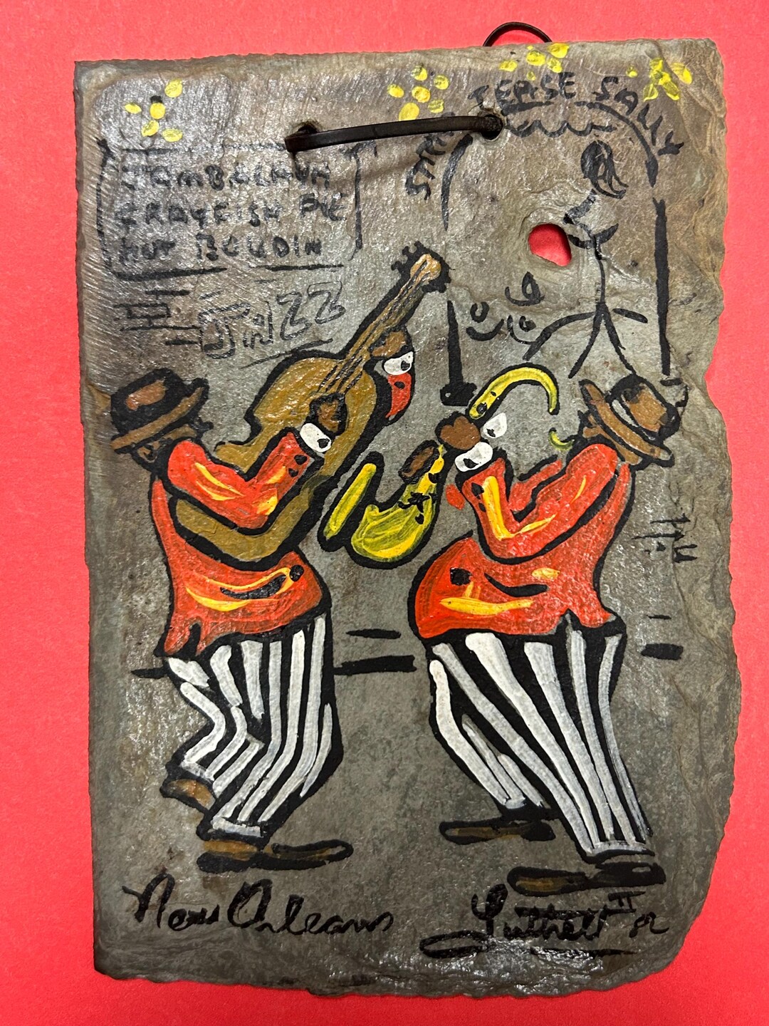 Original George Luttrell II New Orleans Jazz Musicians Painting on ...