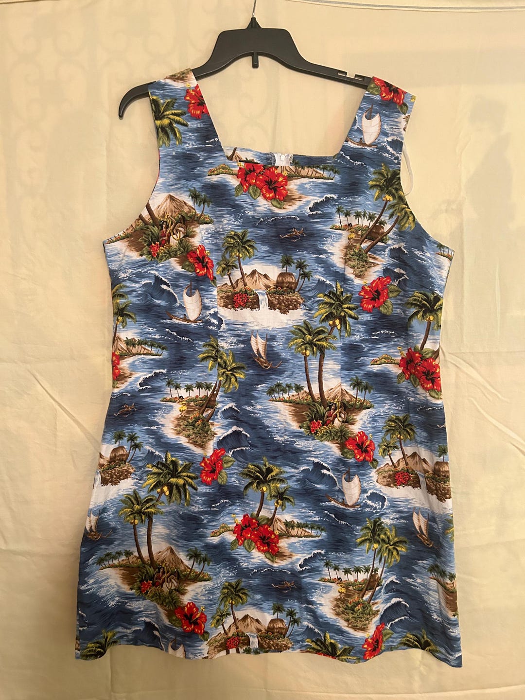 Vintage Shawn Marie Women’s Hawaiian Tank Dress Size 3X - Etsy