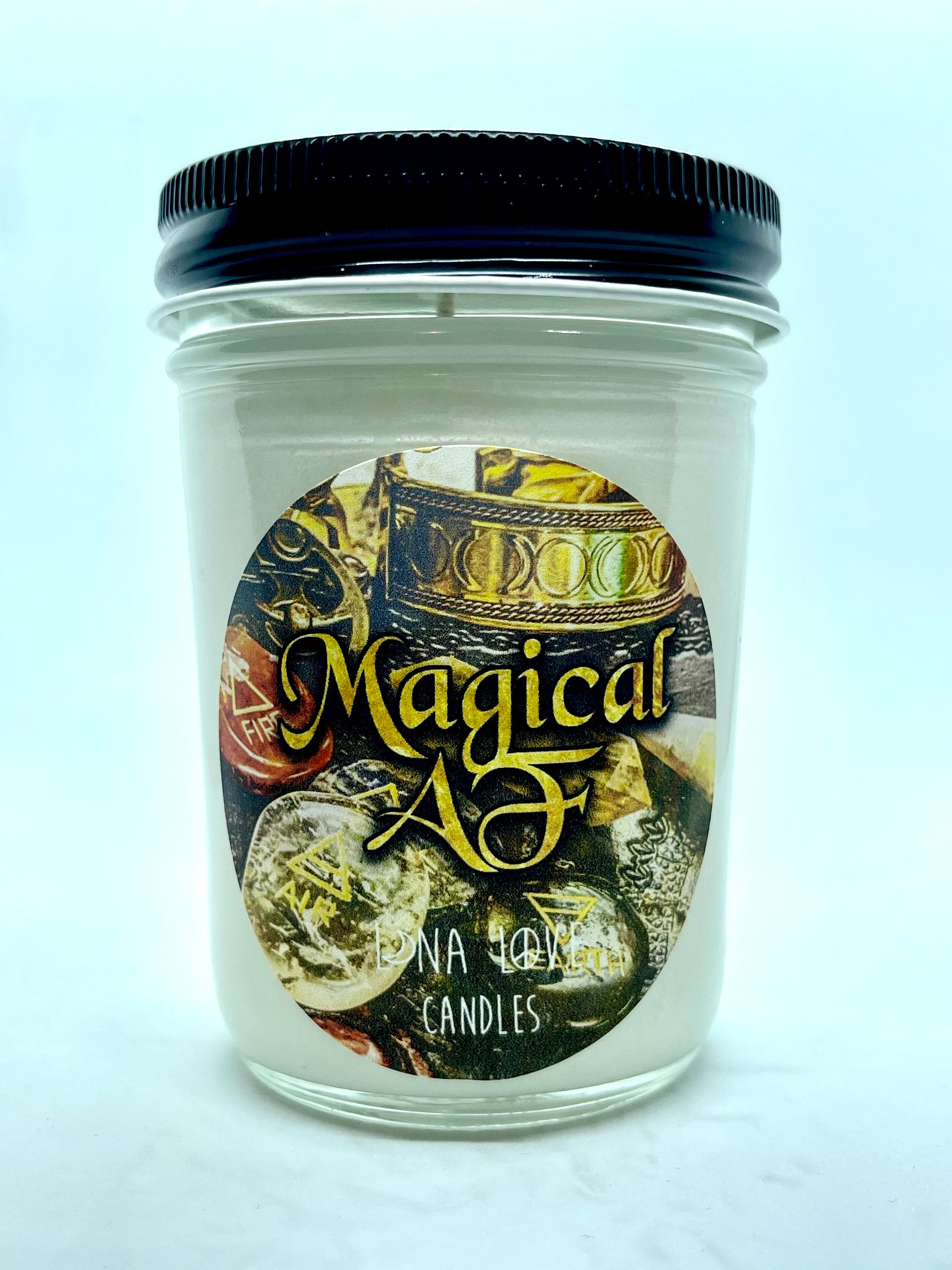 100% Soy 8 oz Magical AF Scented Candle Witchy | Etsy