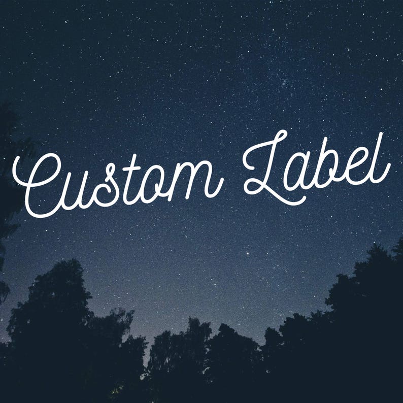 Custom Label for Any Candle Available in the Shop! - Etsy